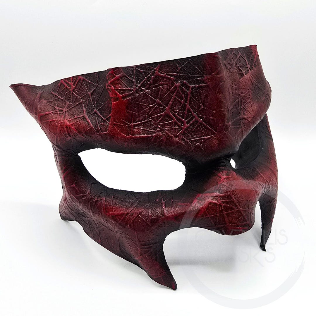 Leather Zombie Mask, Adult Gothic Masquerade Ball Masks, Cosplay ...