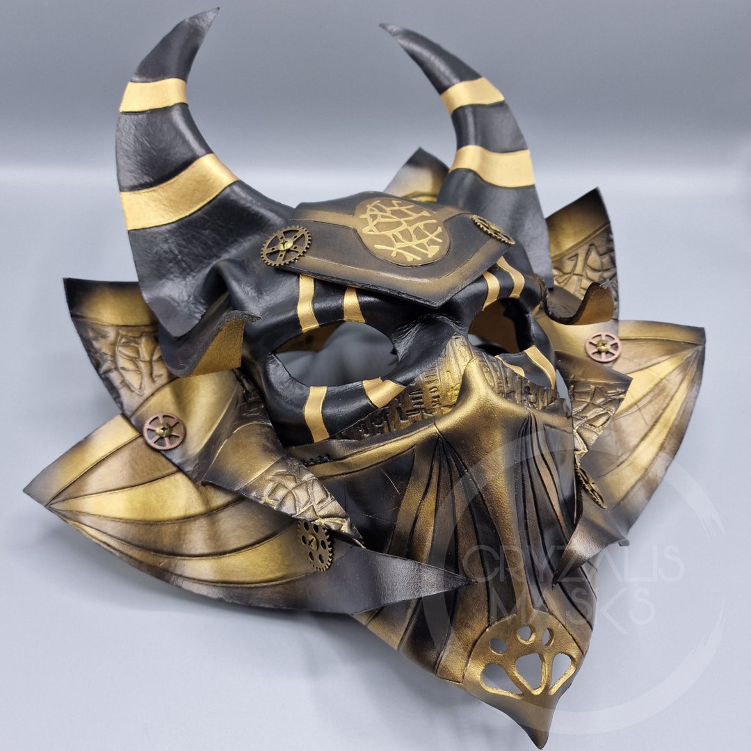 Anubis Warrior Mask, Limited Edition OAK Leather Masks - Etsy UK