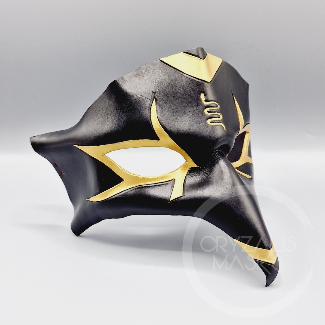 Horus Leather Bird Mask, Handmade Adult Costume Masks for Masquerade or ...