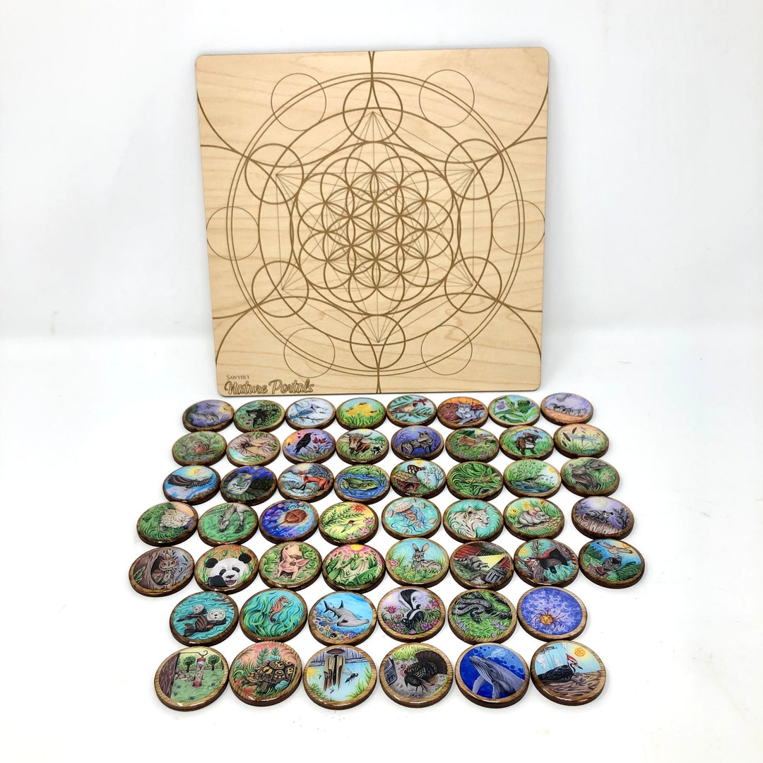 Tiny Sawyer's Nature Portal Oracle Tiles- MADE TO ORDER - Etsy