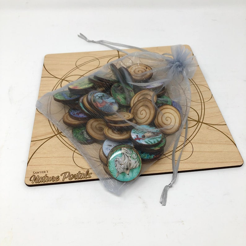 Tiny Sawyer's Nature Portal Oracle Tiles- MADE TO ORDER - Etsy