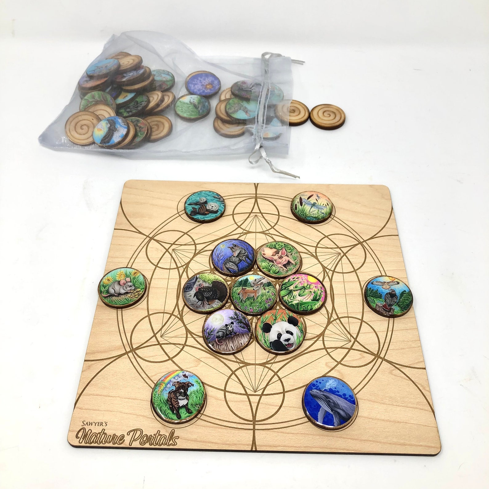 Tiny Sawyer's Nature Portal Oracle Tiles MADE TO ORDER - Etsy