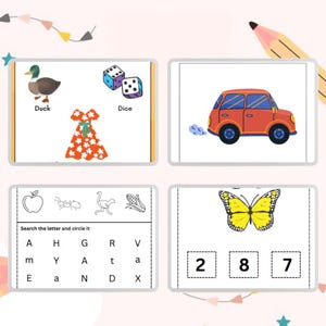 Kids Educational Bundle - Kids Busy Books Preschool Activities ...