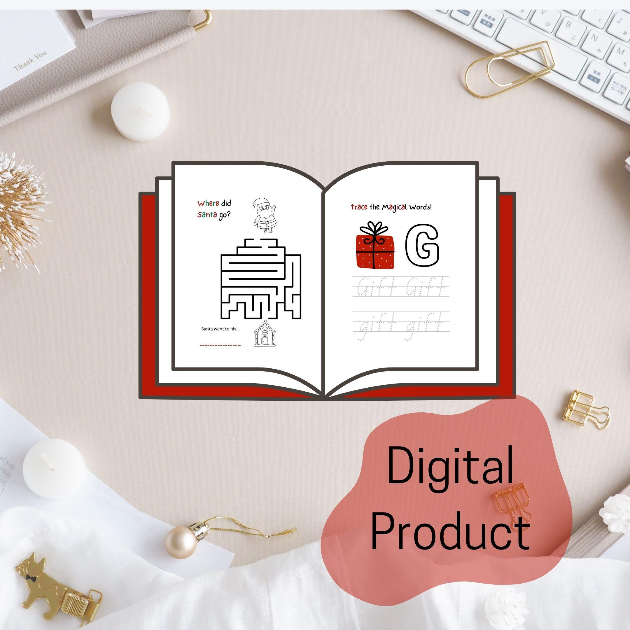 100 Christmas Activity Pages for Kids - Fun Printable Worksheets ...