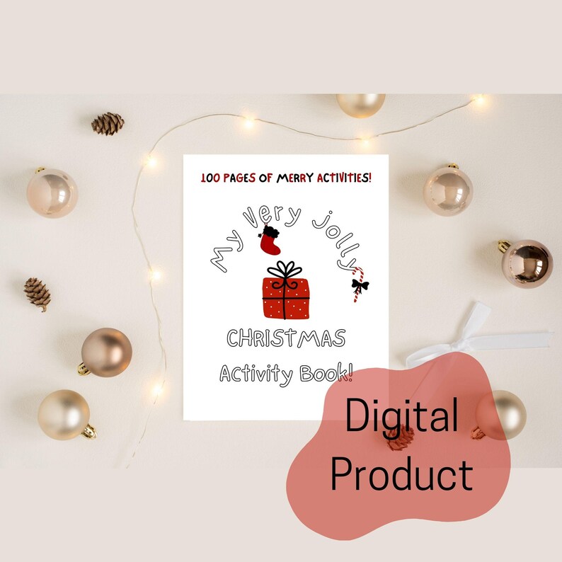 100 Christmas Activity Pages for Kids - Fun Printable Worksheets ...