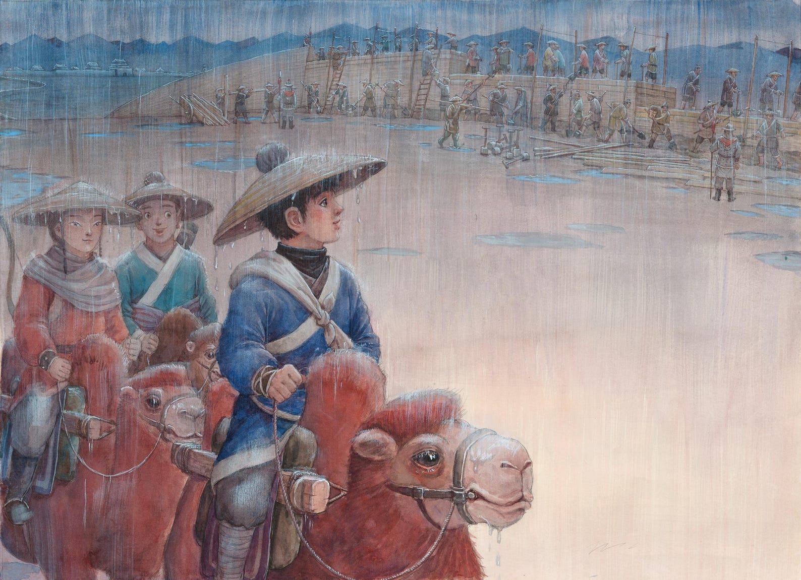 Picture Book Manuscript，great Wall of China，historical Illustration ...