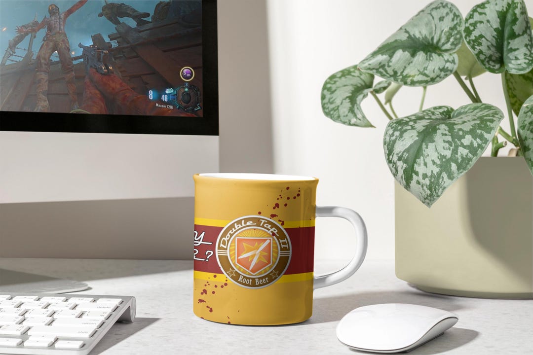 Call of Duty Zombies Double Tap Perk Mug Zombie Mug Cod Double Tap Mug ...