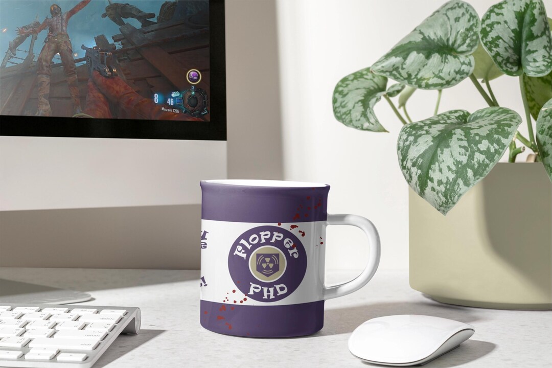 Call of Duty Zombies PHD Flopper Perk Mug Zombie Mug Cod PHD Flopper ...