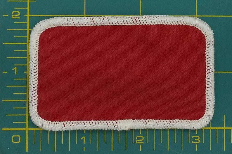 Plain Rectangular Patch Kit Reclaimed Fabric Cotton | Etsy