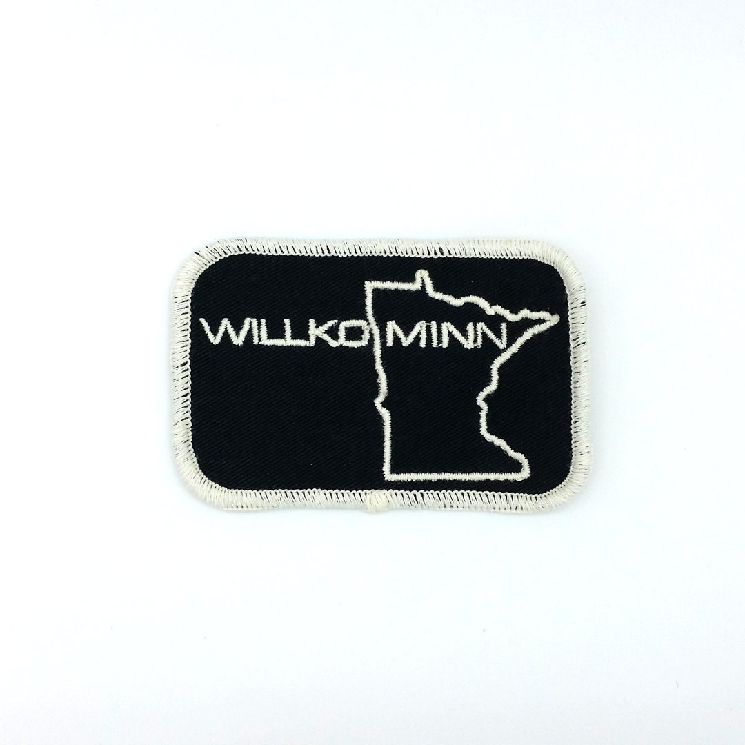 Willkominn German Minnesota Patch -- Reclaimed Fabric -- Organic Cotton ...