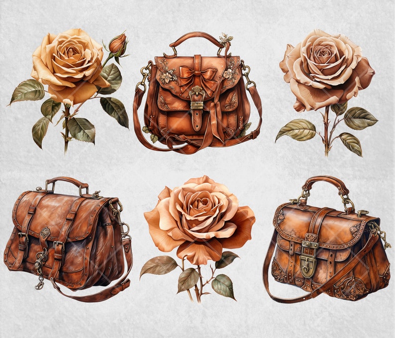 Brown Victorian Woman Clipart Bundle Victorian Themed Junk Journal ...