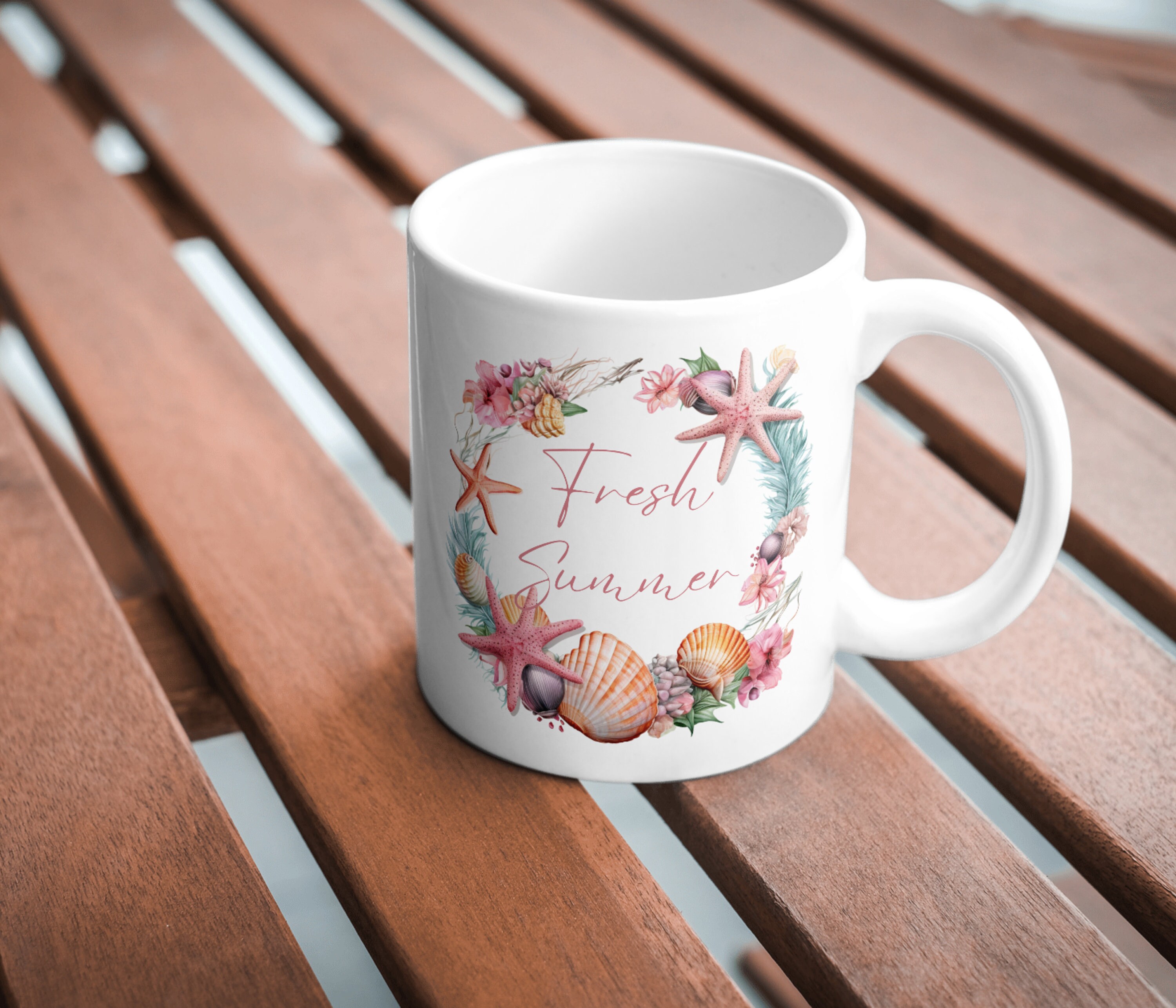 Seashells Watercolor Summer Frames Beach Crafts Digital Frames Png ...