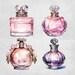Watercolor Perfume Bottle Clipart Pack: Vintage Feminine Graphics (28 ...