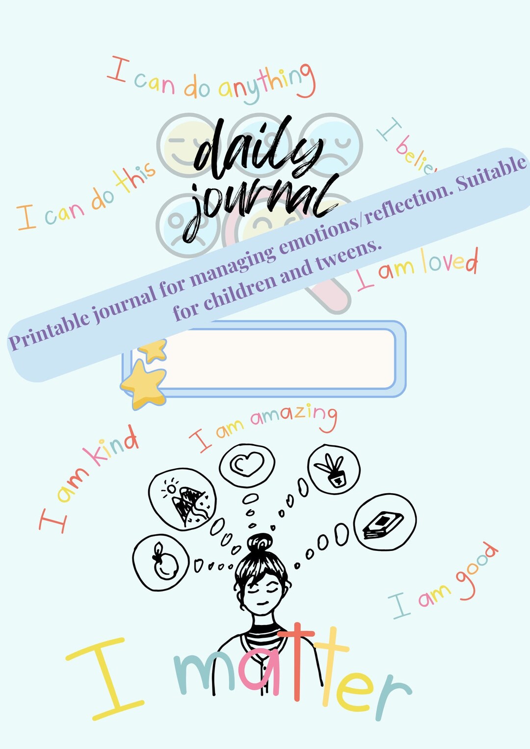Emotion Journal for Children and Tweens. Emotion Regulation ...