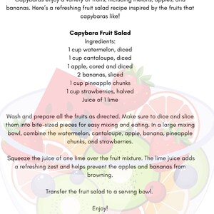 Capybara Unit Study, Capybaras Worksheets, Education - Etsy