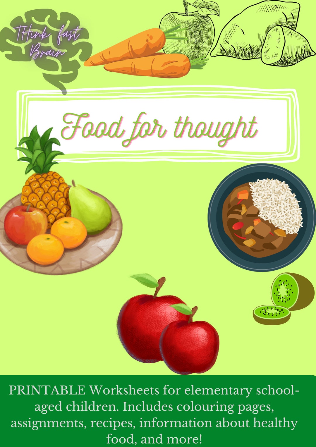 Food, Worksheets Food, Healthy Eating, Learning About Food, Homeschool ...