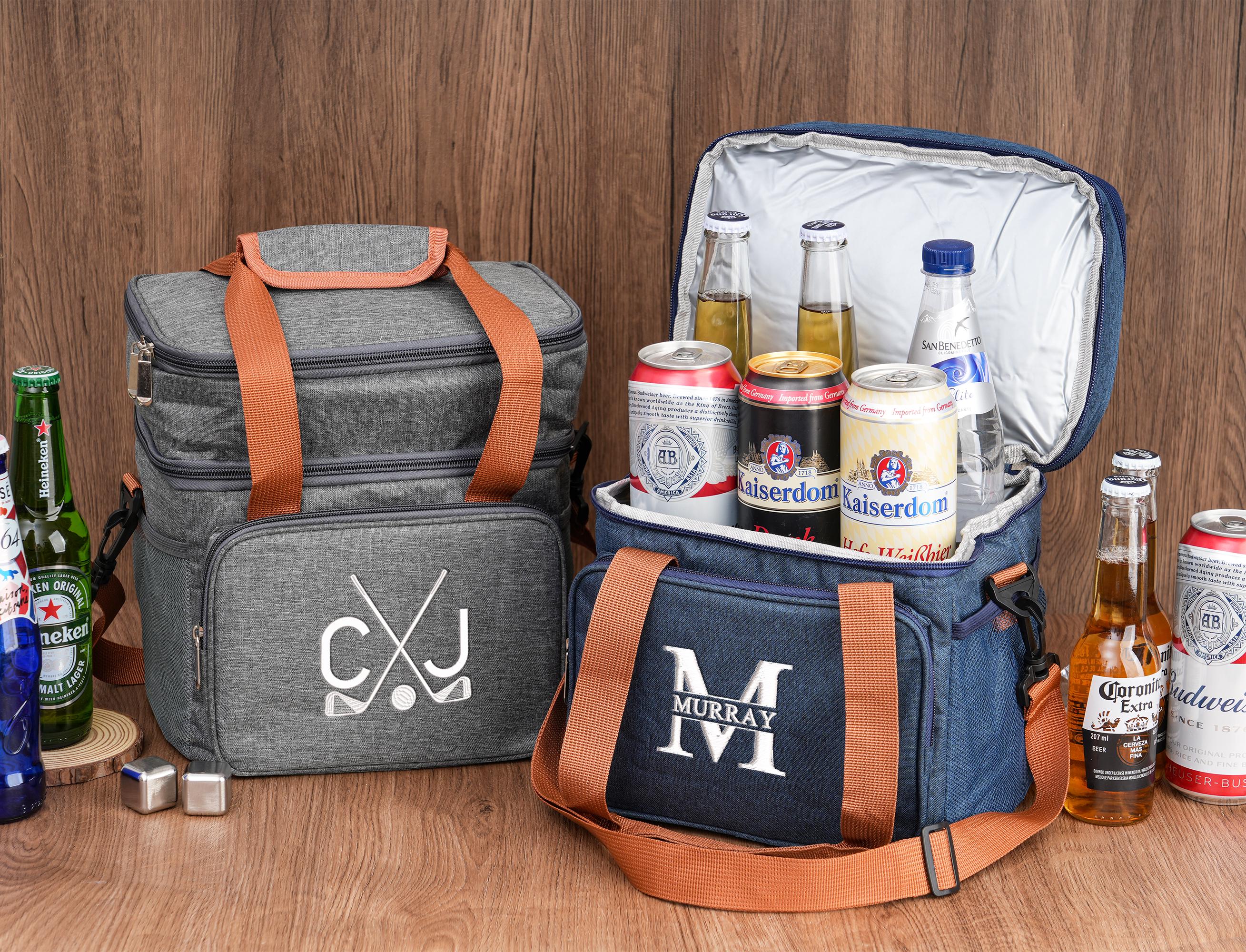 Personalized Insulated Cooler Bag: Embroidered Groomsmen Gift - Etsy