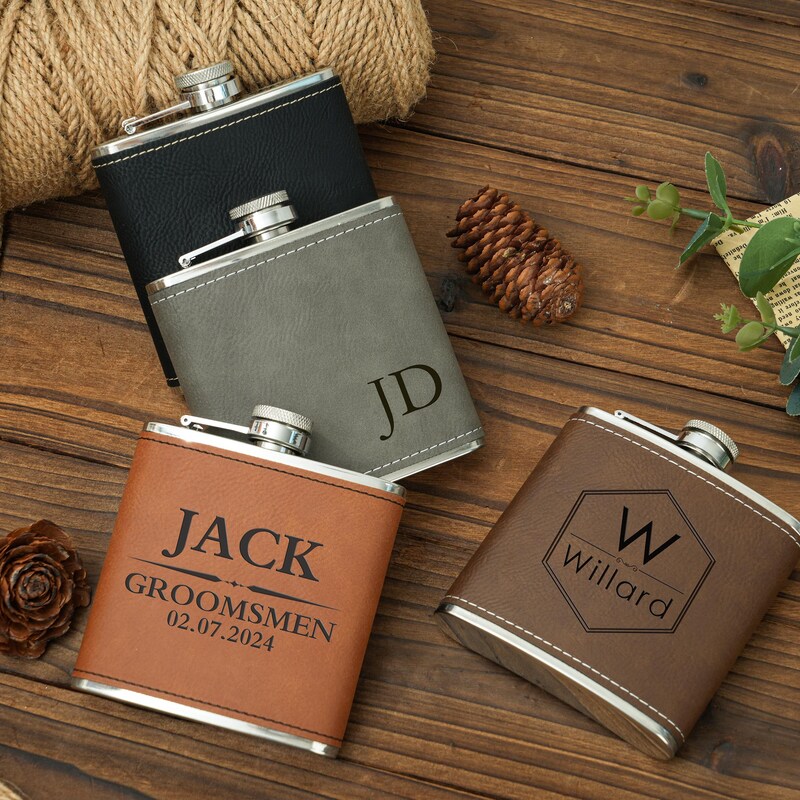 Personalized Flask - Etsy
