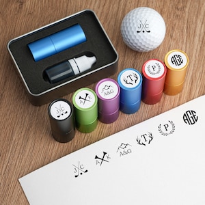 Personalized Golf Ball Stamp: Custom Logo Marker, Golfer Gift - Etsy ...