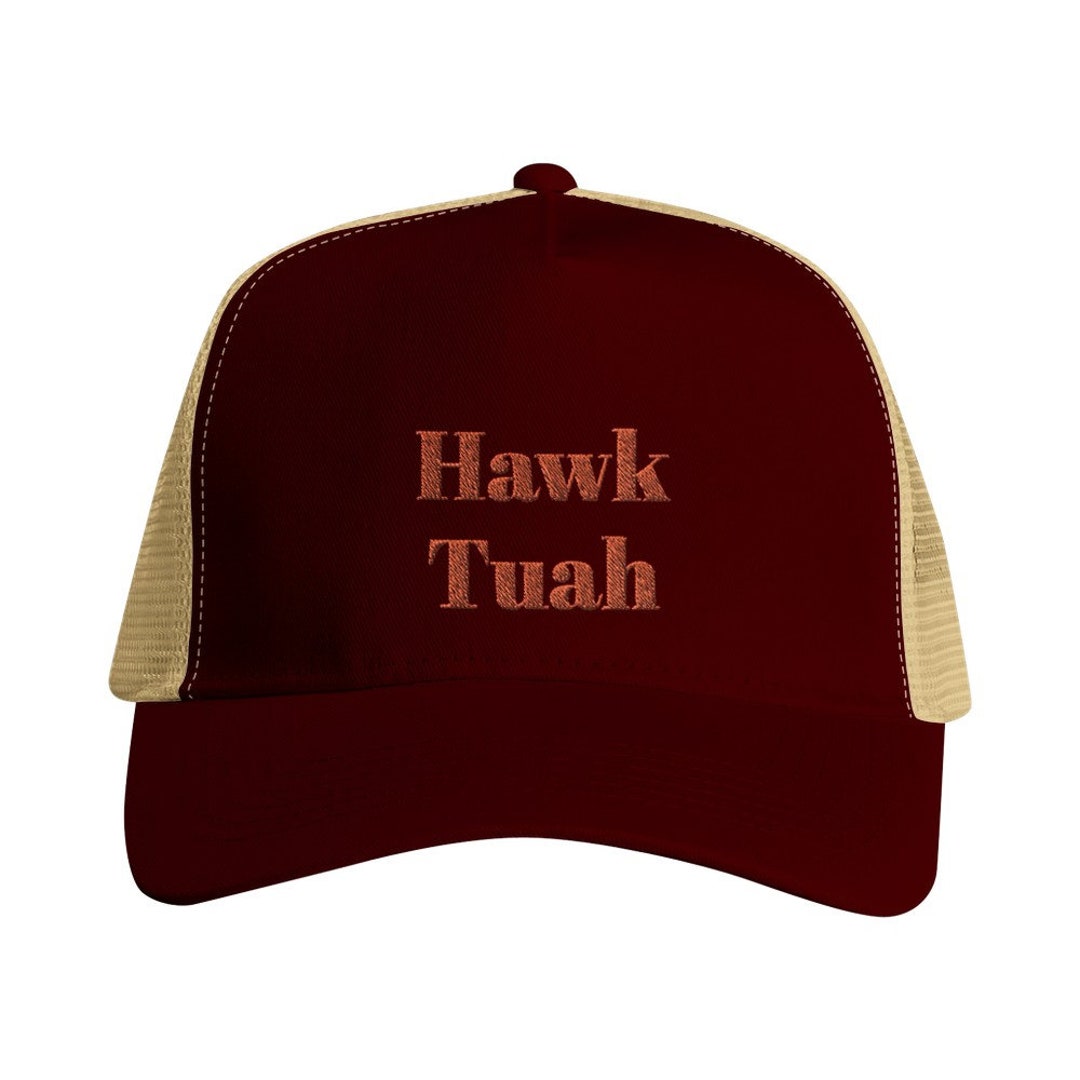 Hawk Tuah Embroidered Trucker Cap - Etsy