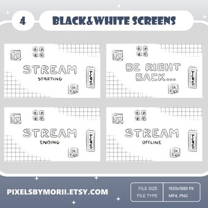 3 Animated Screens for Streaming and 4 Static Twitch Screens | Stream ...