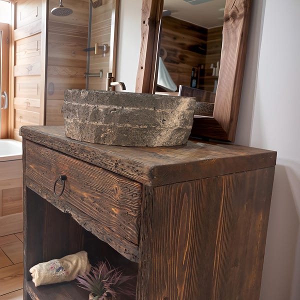Western Bathroom Vanity - Etsy