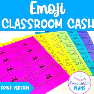 Emoji Class Money - Currency Cash - Classroom Economy Reward ...