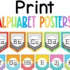 Editable Superhero Print Alphabet Poster Cards Classroom Decor Wall Set ...