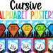 Editable Superhero City Cursive Alphabet Poster Cards - Classroom Decor ...