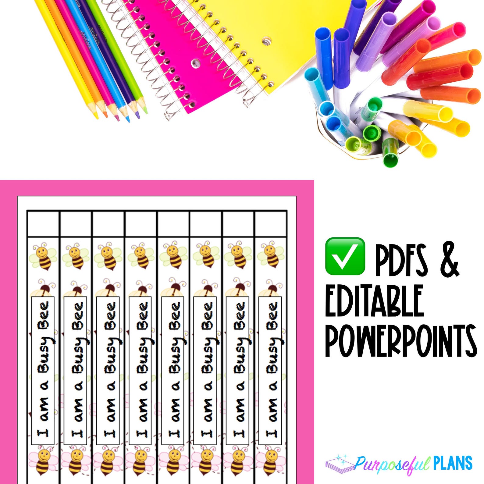 EDITABLE Educational Positive Affirmation Subject Brag Bracelets ...