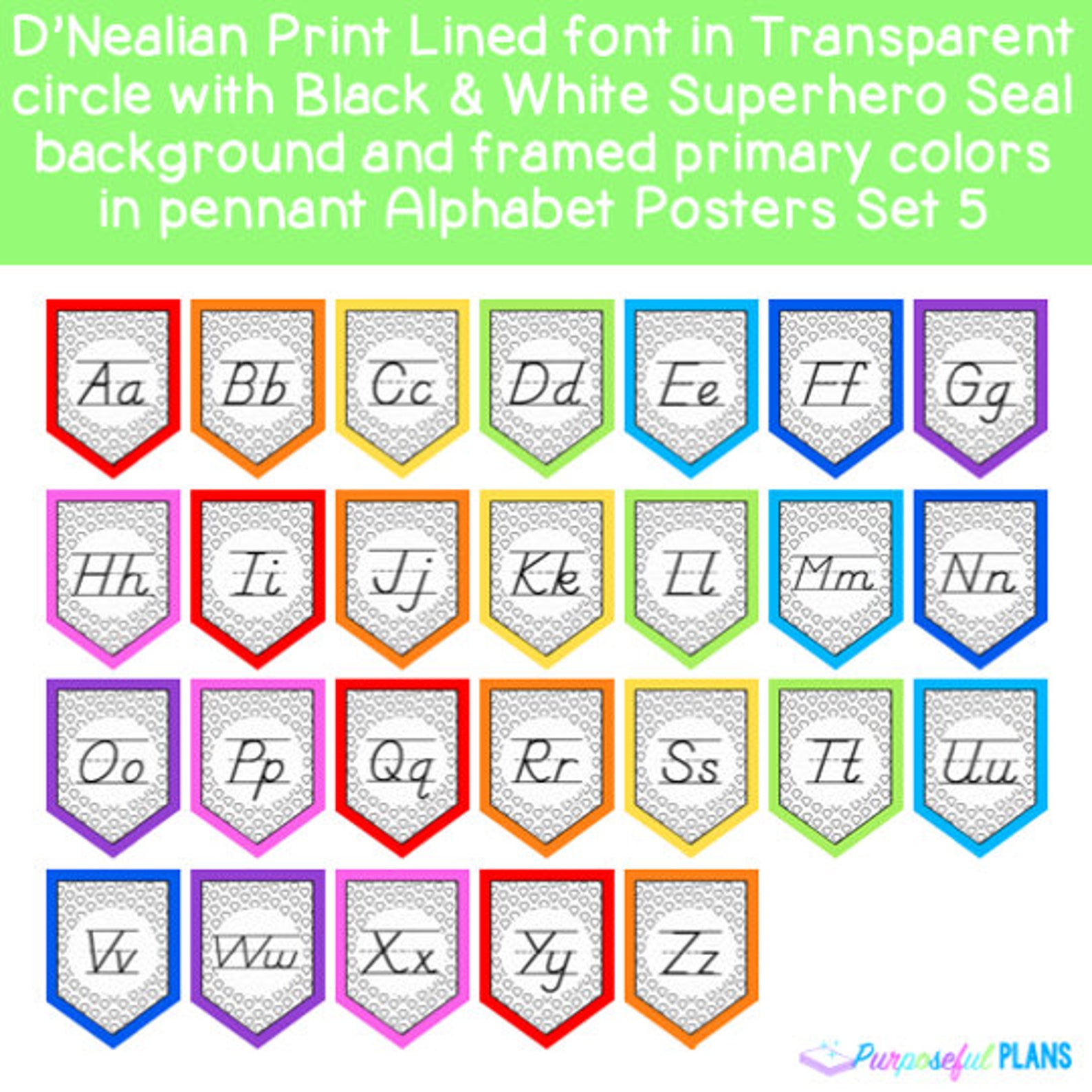 Editable Superhero Print Alphabet Poster Cards - Classroom Decor Wall ...