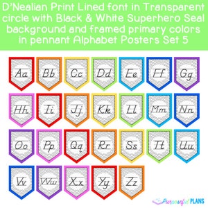 Editable Superhero Print Alphabet Poster Cards - Classroom Decor Wall ...