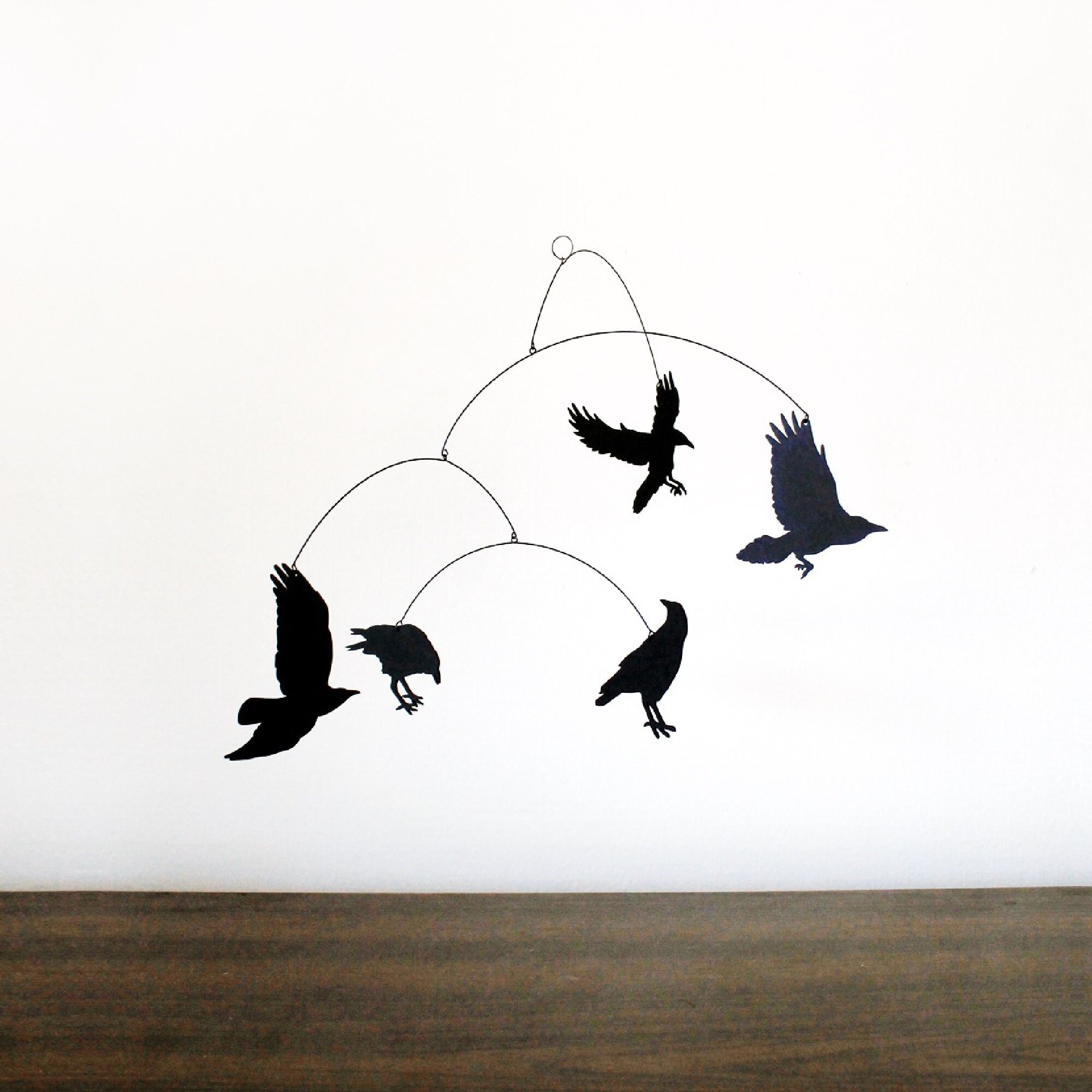 Hanging Mobile NEVERMORE the RAVEN Mobile - Etsy