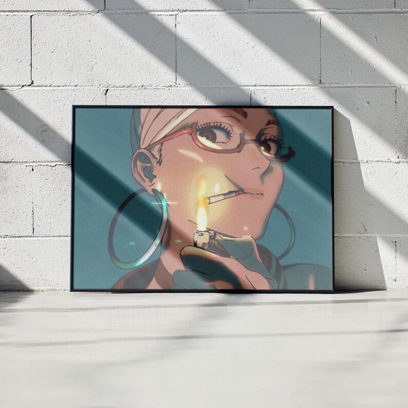 Matte Dandadan Poster Granny Seiko Art Print Anime Wall Decor - Etsy