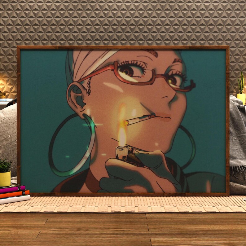 Matte Dandadan Poster - Granny Seiko Art Print | Anime Wall Decor - Etsy