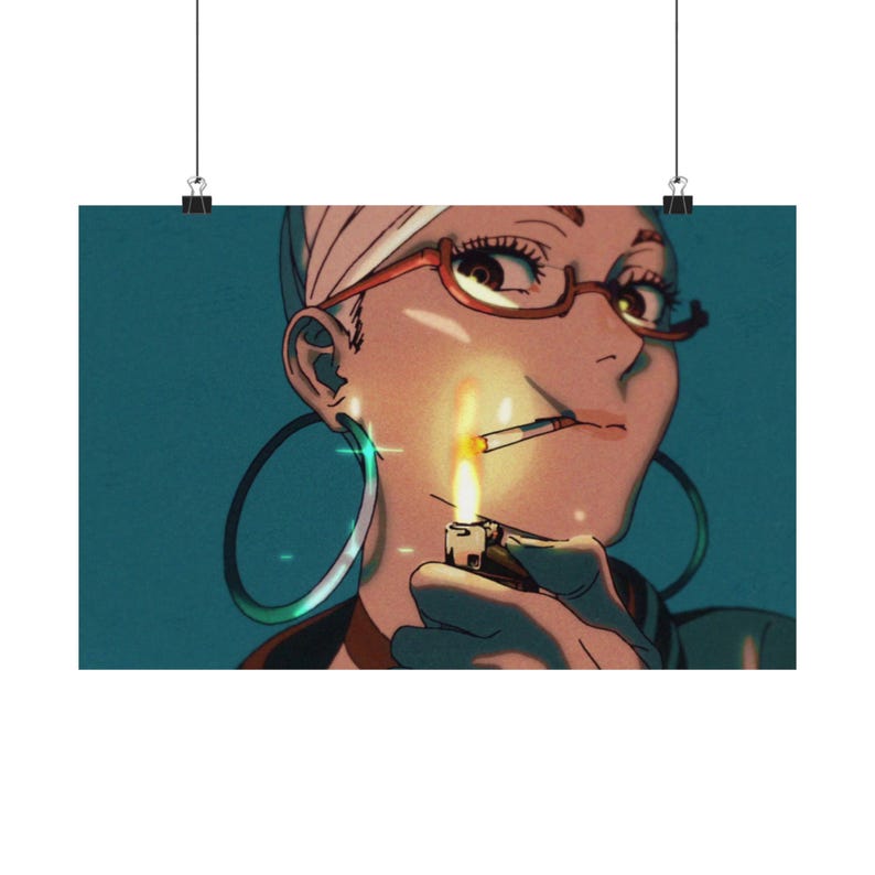 Matte Dandadan Poster Granny Seiko Art Print Anime Wall Decor - Etsy