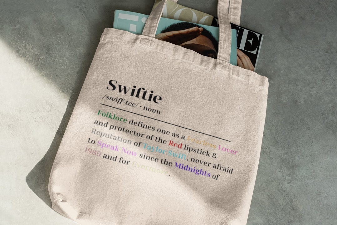 Swiftie Noun Tote Bag Taylor Swift Merch Trendy Aesthetic Taylor Tote ...