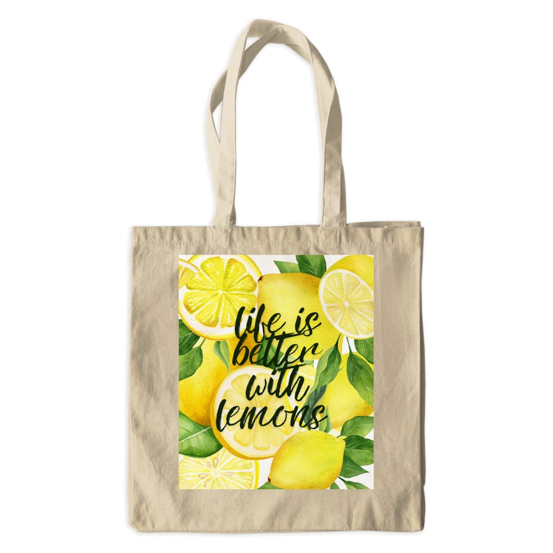 Lemons Tote Bags - Etsy
