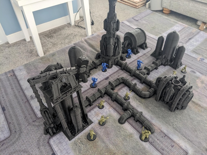 Suitable for Warhammer 40k Kill Team Necromunda Style Full Board ...