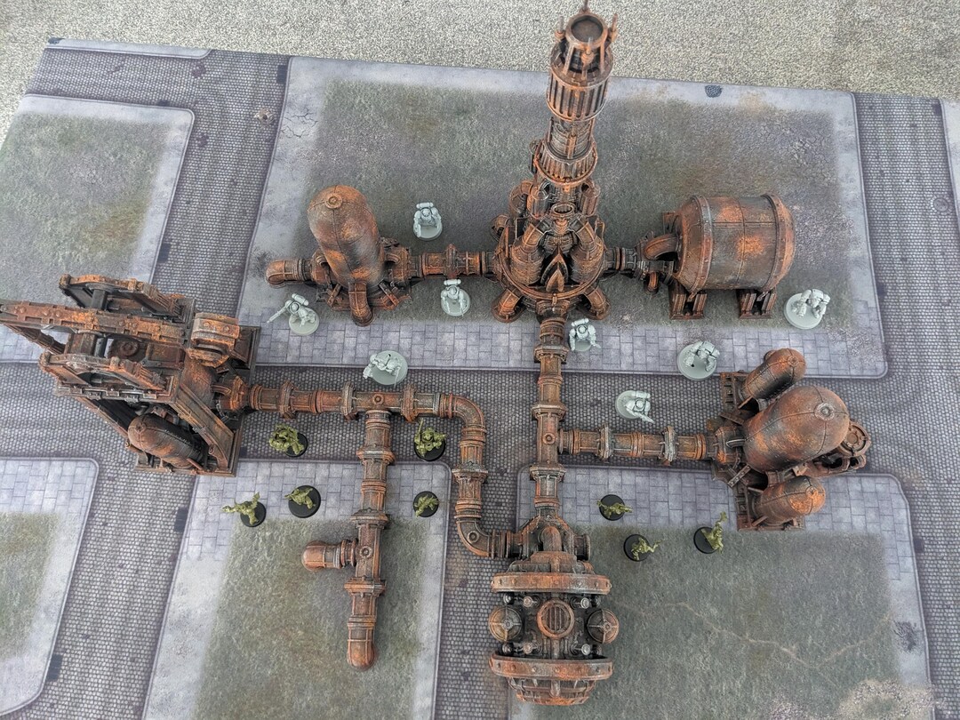 Suitable for Warhammer 40k Kill Team Necromunda Style Full Board ...