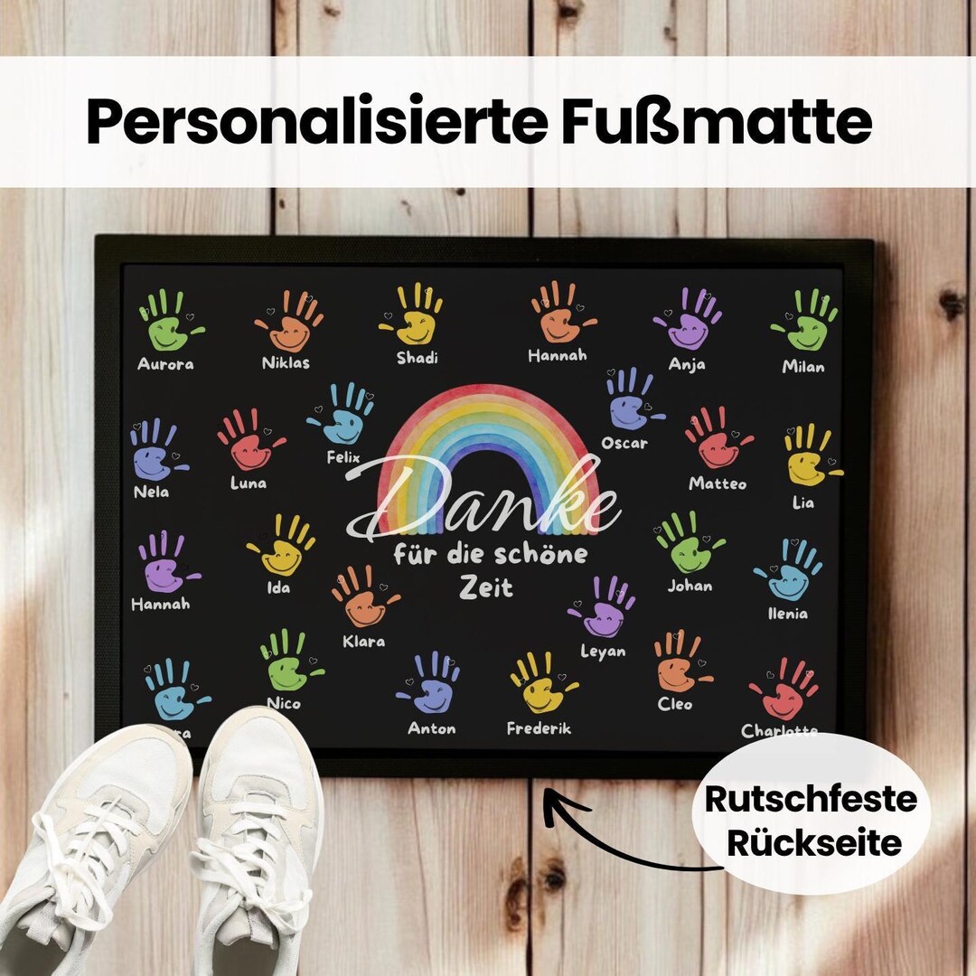 Personalized Doormat for Educators | Farewell Gift for Daycare ...