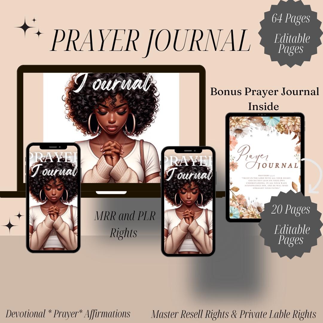 Prayer Journal Bundle & Planner| Bible Study Guide| KDP Interior ...