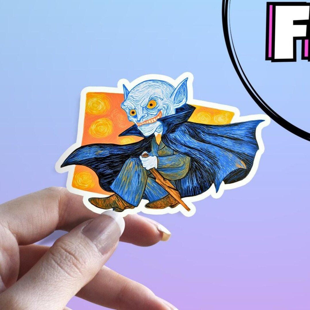 Vampire Sticker: Transylvanian Pimp Walk Waterproof Dracula Sticker ...