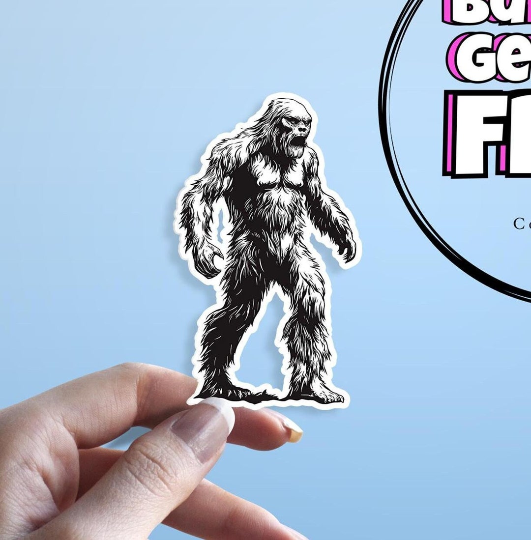 Bigfoot Sticker: Zombie Sasquatch Decal, Waterproof Undead Big Foot ...