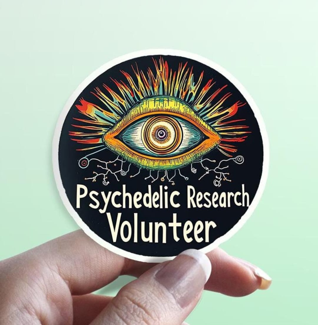 Psychedelic Research Volunteer Sticker: Third Eye DMT Waterproof ...