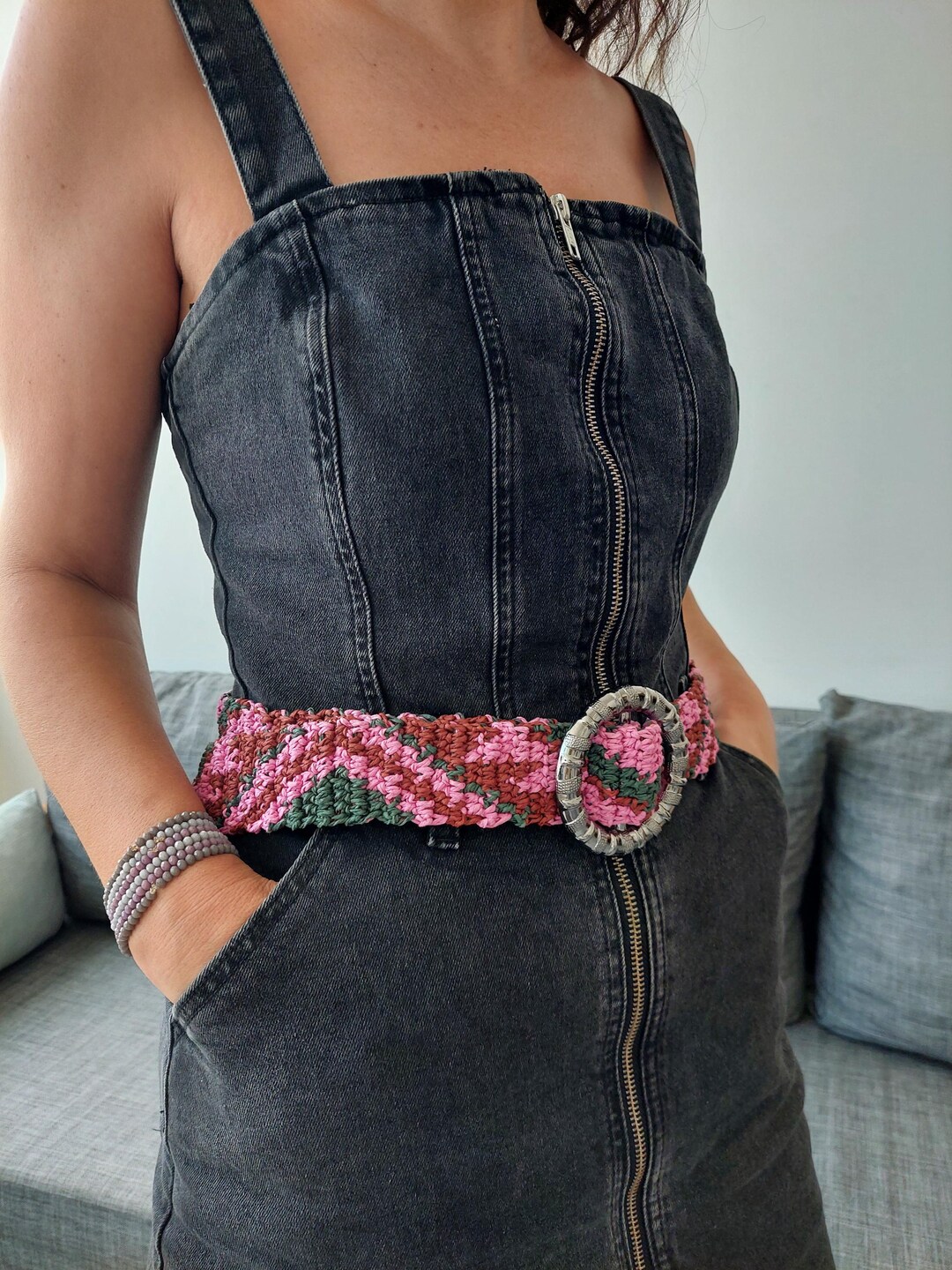 Handmade Colorful Women Straw Belt, Spring Fashion Belt,boho Straw Belt ...