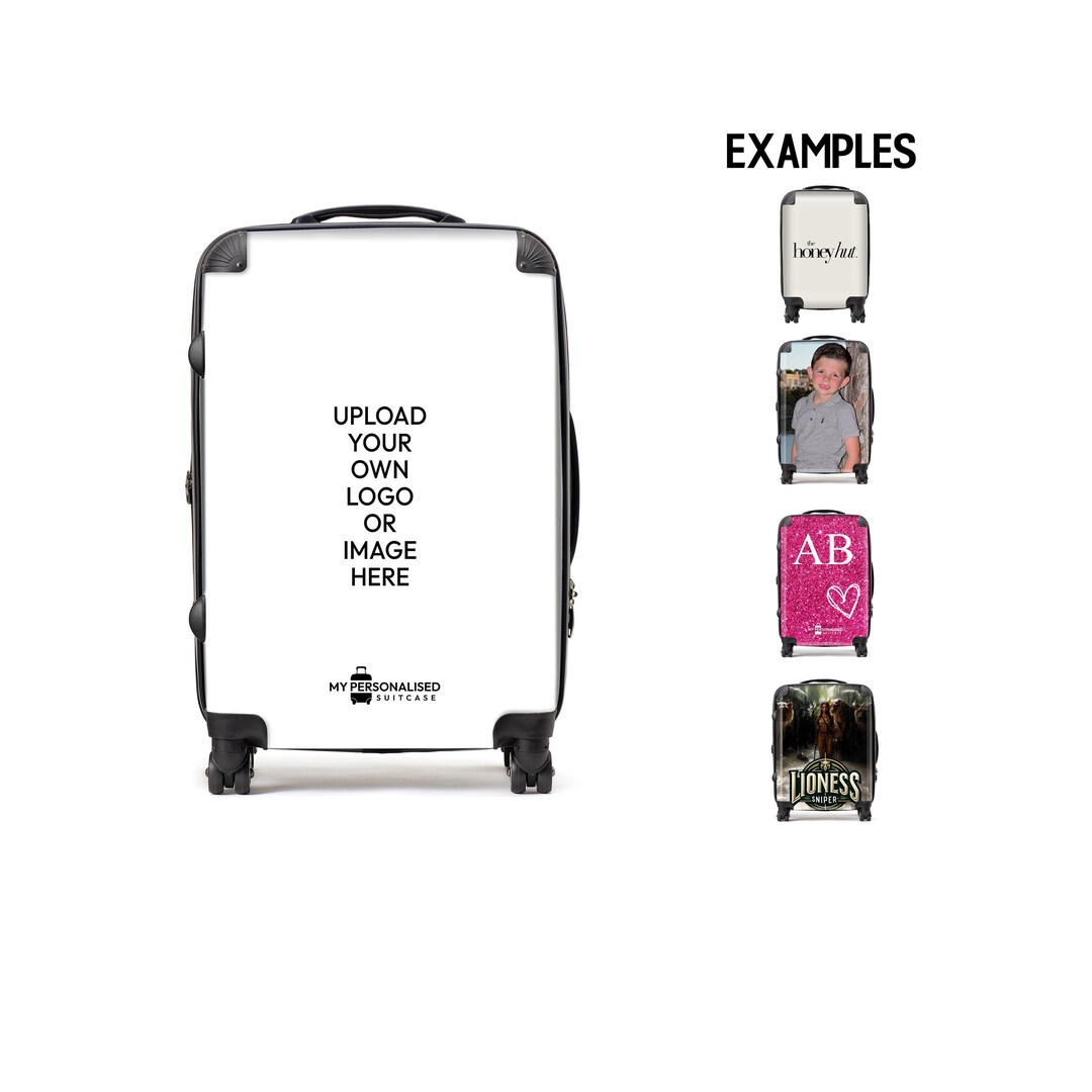 Personalised Suitcase | Personalised Luggage | Cabin Suitcase | Custom | Suitcase | Custom ...