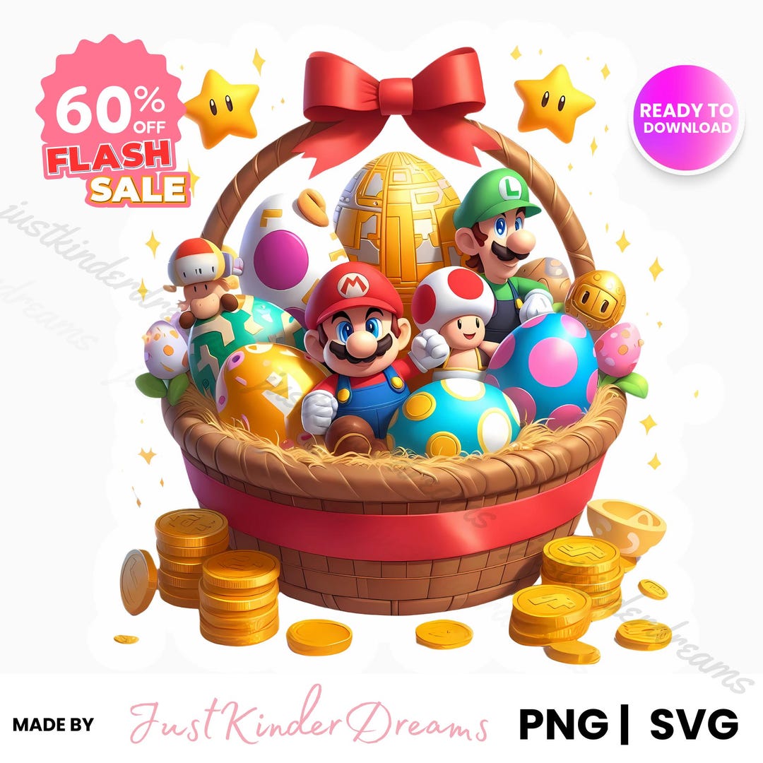 Mario and Luigi Easter Png,mario and Luigi Happy Easter PNG, Super ...