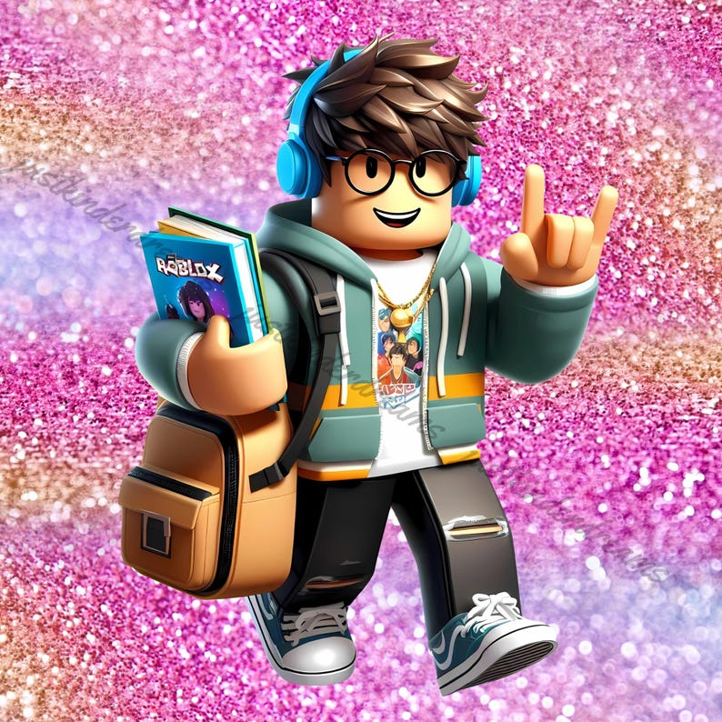 Niño de Roblox de regreso a la escuela png, pegatinas de Roblox png ...
