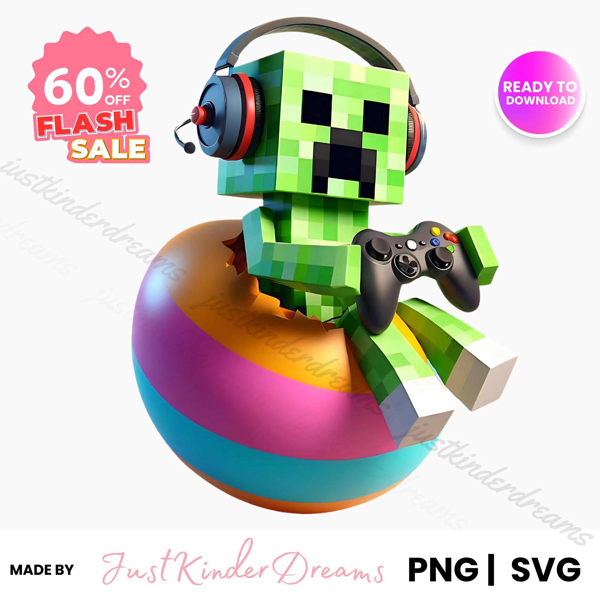 Minecraft Creeper Png Svg, Creeper Easter Png Svg, Digital Download ...
